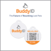 BuddyBadge® QR Collar Tag • BuddyID