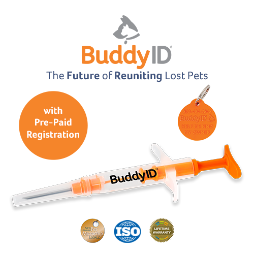BuddyID Mini Chip - Includes Lifetime Registration